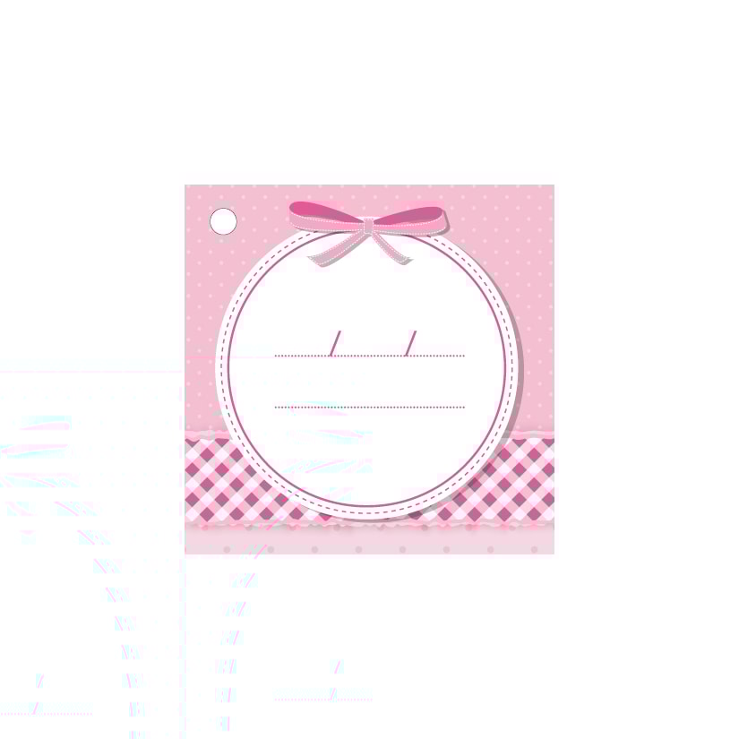 TAG - LAÇO ROSA - Artegift